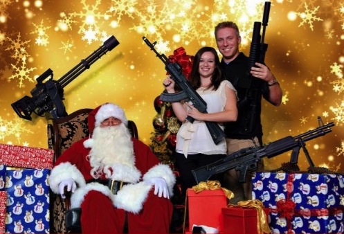 Santa goes full-auto in Arizona | OpenCarry.org